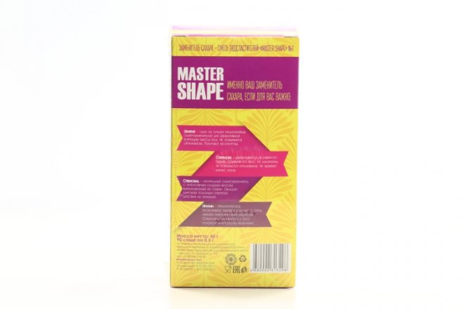 Сахарозаменитель Master Shape №1 инулин/стевиозид/сукралоза/эритрит ...
