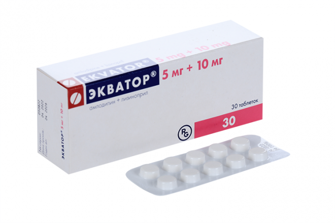 Экватор 5 мг+10 мг, 30 шт, таблетки – купить по цене 701 руб. в ...