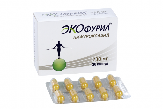 Экофурил 200 мг, 30 шт, капсулы – купить по цене 526 руб. в интернет ...
