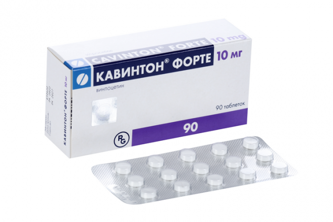 Кавинтон Форте 10 мг, 90 шт, таблетки (Д) – купить по цене 334 руб. в ...