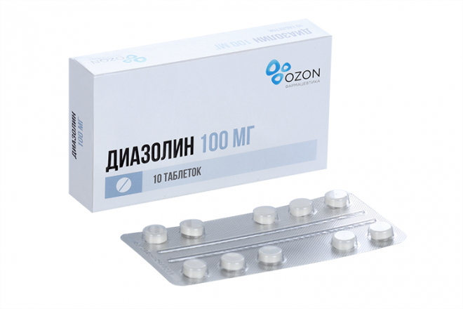 Диазолин 100 мг, 10 шт, таблетки – купить по цене 104 руб. в интернет ...