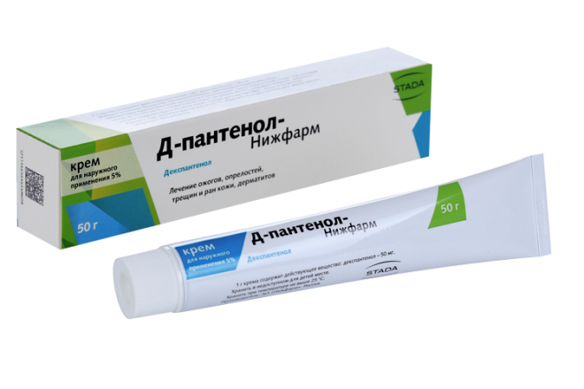 Д-Пантенол-Нижфарм 5%, 50 г, крем для наружного применения – купить по ...