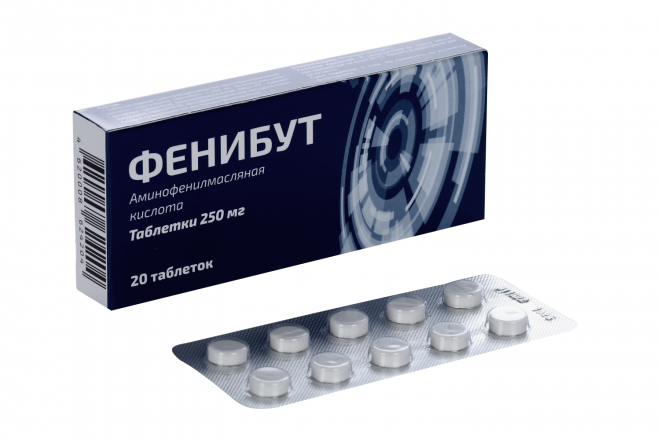 Фенибут 250 мг, 20 шт, таблетки – купить по цене 98 руб. в интернет ...