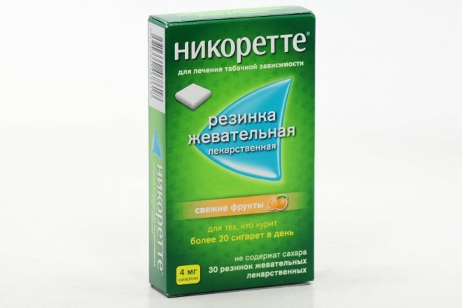 Никоретте 4 мг 30 шт жевательная резинка фруктовая купить по цене