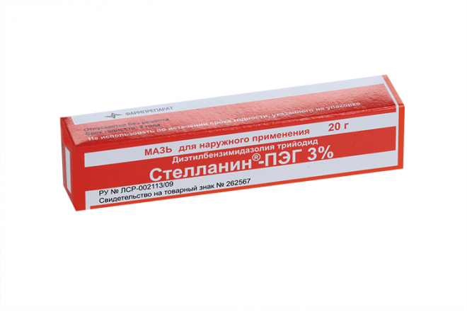 Стелланин-ПЭГ 3%, 20 г, мазь для наружного применения – купить по цене ...
