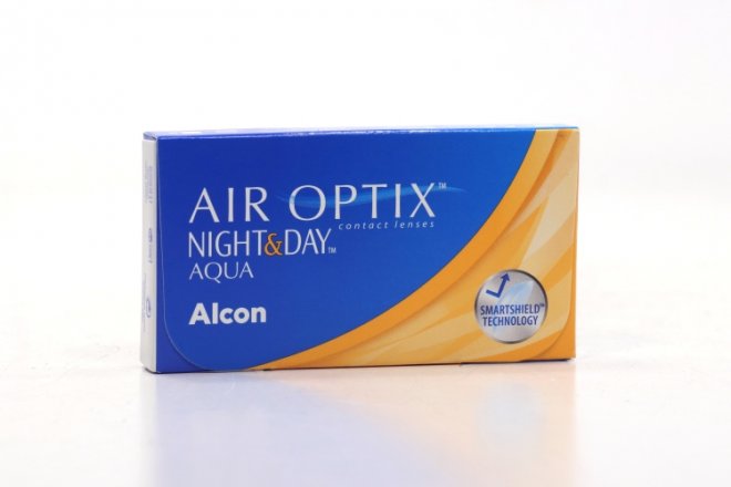 Линзы Alcon Air Optix Night and Day контактные (диоптрия -3,5), 3 шт ...