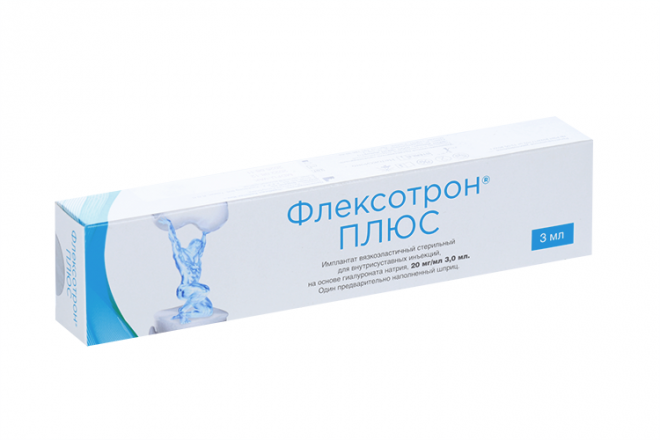 Имплантат ФЛЕКСОТРОН Плюс вязкоэласт/стерил д/внутрисуставной инъекции ...