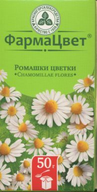 Ромашки цветки ФармаЦвет, 50 г, сырье растительное измельченное ...