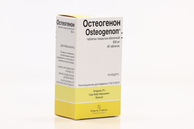 Остеогенон, 830 мг, 40 шт, таблетки покрытые оболочкой – купить по цене ...