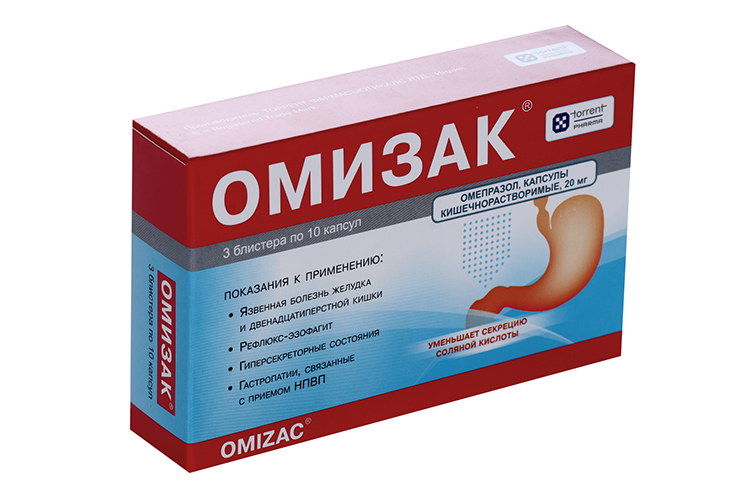 Омепразол Омизак 20 мг, 30 шт, капсулы – купить по цене 102 руб. в ...