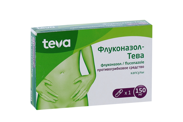 Флуконазол-Тева 150 мг, капсулы – купить по цене 147 руб. в интернет ...