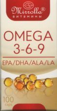 Омега 3-6-9, 370 мг, 100 шт, капсулы – купить по цене 130 руб. в ...