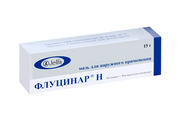 Флуцинар Н, 15 г, мазь для наружного применения – купить по цене 247 ...