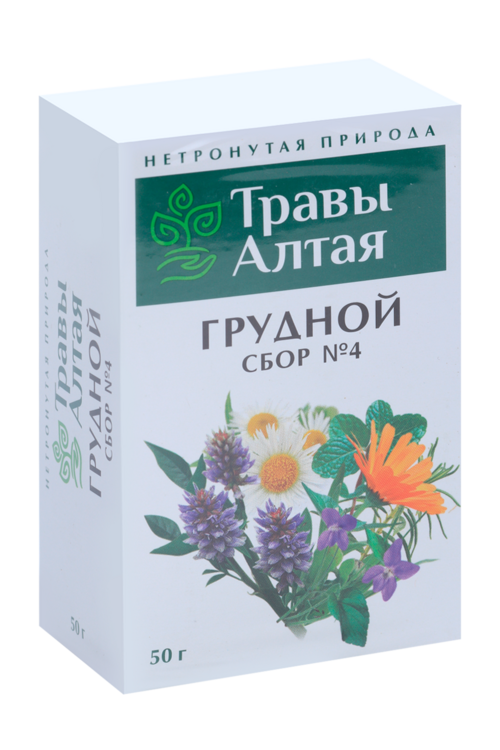 Грудной сбор №4 серии Алтай, 50 г – купить по цене 79 руб. в интернет ...