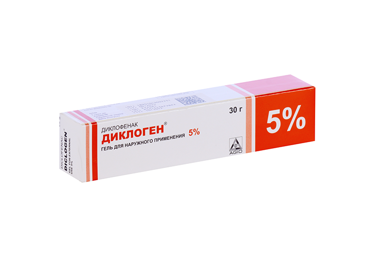 Диклоген 5%, 30 г, гель для наружного применения – купить по цене 110 ...