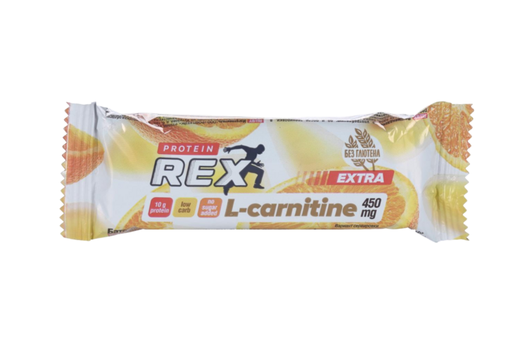 Батончик ProteinRex EXTRA с высоким содержан протеина L-карнитином ...