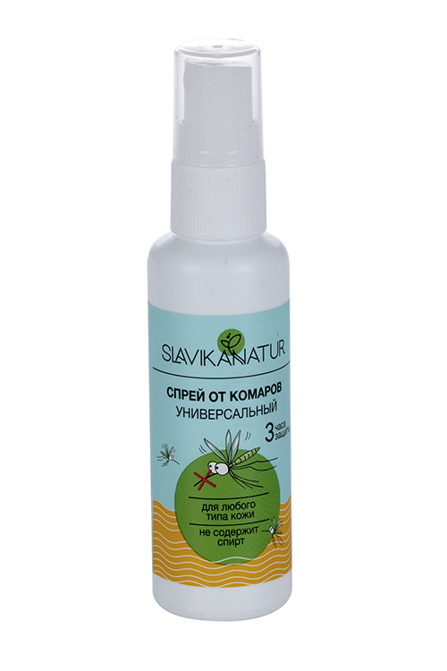 Спрей SLAVIKA NATUR от комаров, 50 мл – купить по цене 90 руб. в ...