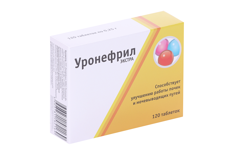 Уронефрил Экстра, 0,25 г, 120 шт, таблетки покрытые оболочкой – купить ...