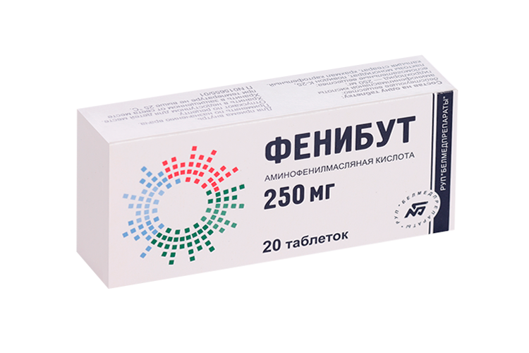 Фенибут 250 мг, 20 шт, таблетки – купить по цене 143 руб. в интернет ...