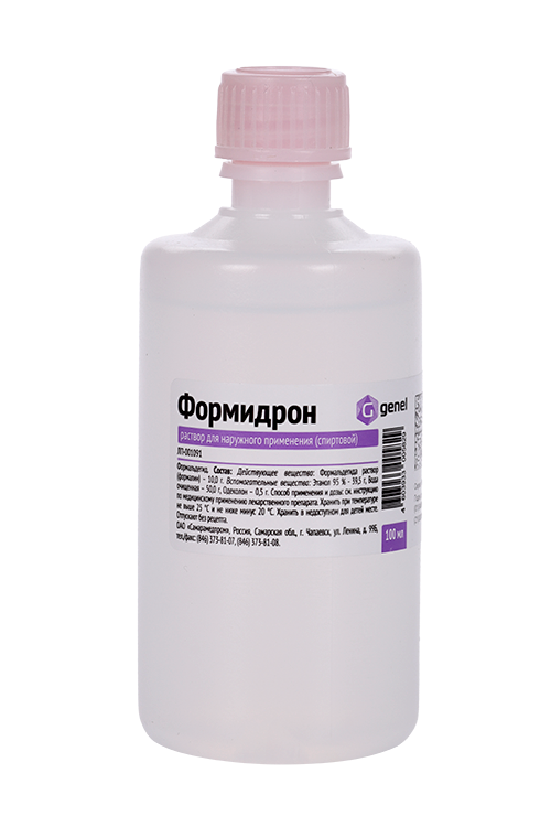Формидрон, 100 мл, раствор для наружного применения спиртовой – купить ...
