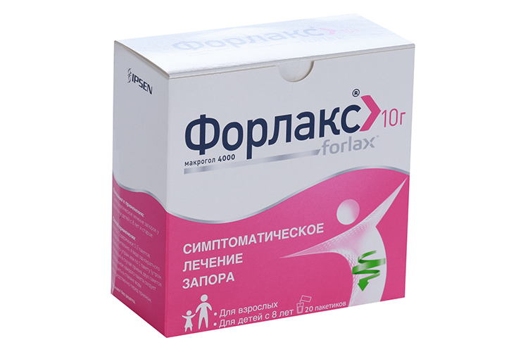 Форлакс 10 г, 20 шт, порошок для приготовления раствора для приема ...