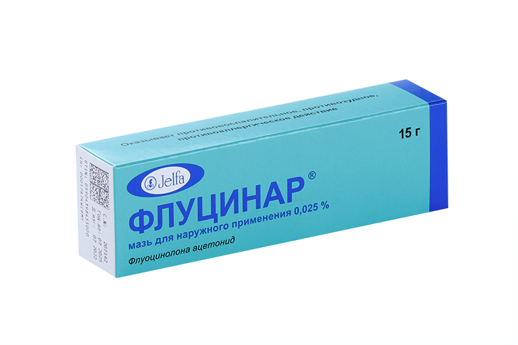 Флуцинар 0.025%, 15 г, мазь – купить по цене 362 руб. в интернет ...